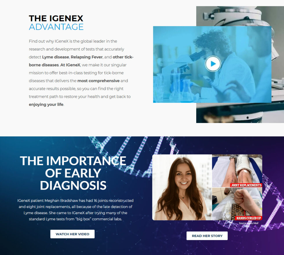 Medical Research Lab Elementor Website - Tina Talley